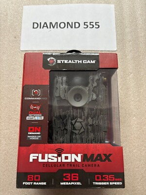 Stealth Cam 36MP Fusion Max Cellular Trail Camera with 80 Feet Range ...
