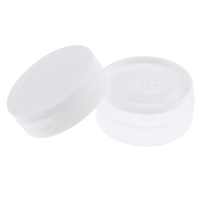 Travel Empty Makeup Loose case Pot Case With Mirror Sifter Lid | eBay