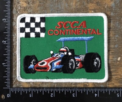 Vintage SCCA CONTINENTAL CHAMPIONSHIP Racing Sew-On Patch 1970s | eBay