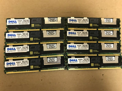32GB (8 x 4GB) DDR2 FB Fully Buffered PC2-5300F 667 Mhz FOR Dell ...