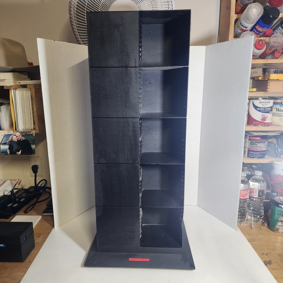 Laserline 200 CD Spinning Carousel Rotating Storage Holder Revolving ...