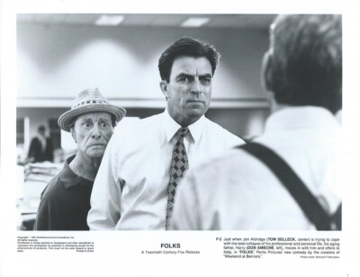 Tom Selleck, Don Amech - Folks! (1992) - 8 x 10 Original Promotional ...