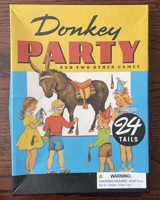 Donkey Party Game (4MoreIdeas) Reproduction Pin The Tail On The Donkey ...