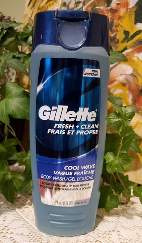 Gillette Fresh Clean Body Wash Cool Wave 16 Oz 473 Ml for sale online ...