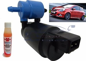 Front & Rear Windscreen Washer Pump Vauxhall Corsa D 2006> + Screen ...