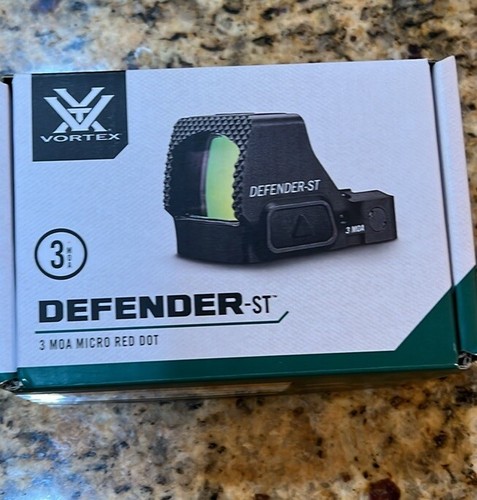 Vortex Defender-ST 3 MOA Red Dot Sight Shake Awake Auto Shutoff DFST ...