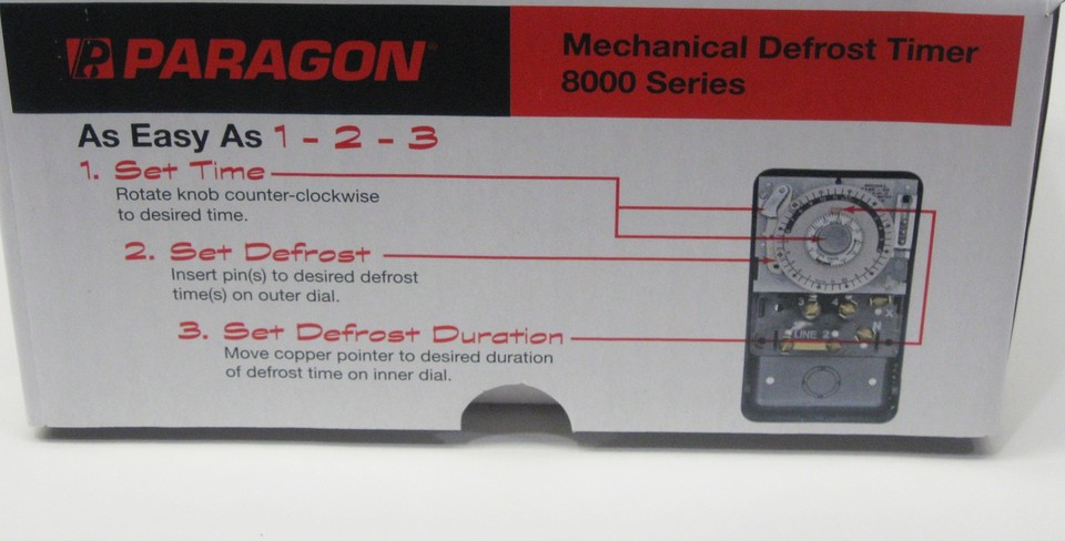 Paragon 8141-00 Defrost Control Commercial Refrigeration Timer ...