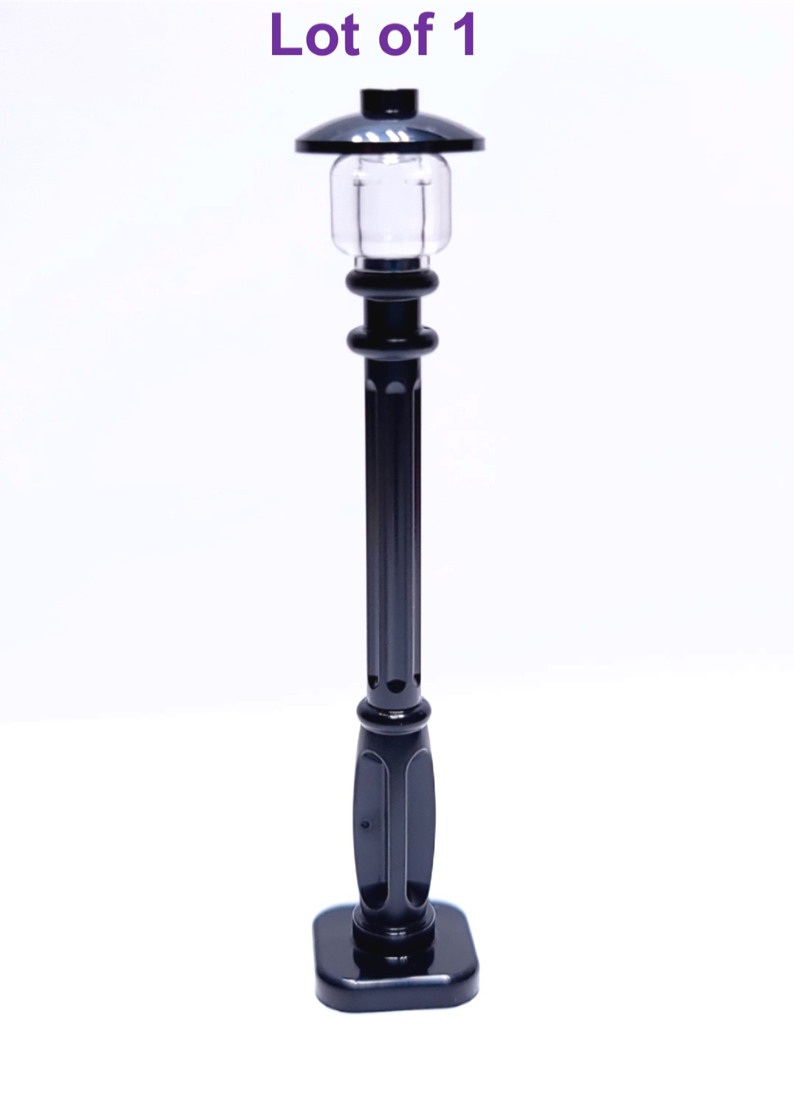 Lego Mini Figure Streetlight Lamp Black and Clear Lot of 1 NEW City ...