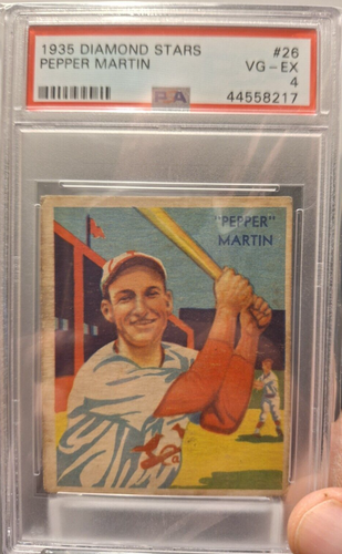 1934-36 National Chicle Diamond Stars - R327 Issued 1936 #26 Pepper Martin PSA 4 | eBay