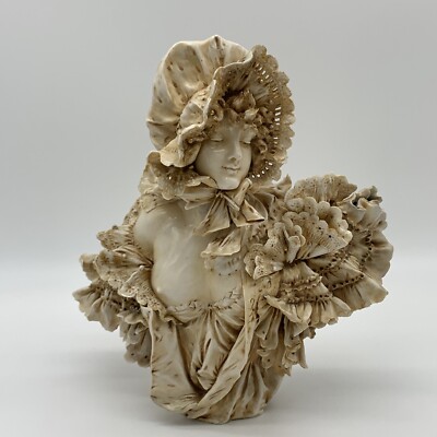 Amphora Female Bust Austrian Signed Stellmacher Teplitz 13"Tall | eBay