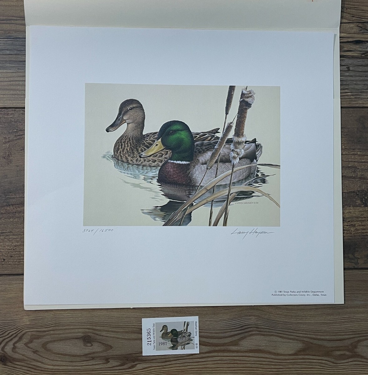 Larry Hayden Duck Prints DUCKS UNLIMITED PRINTS ART