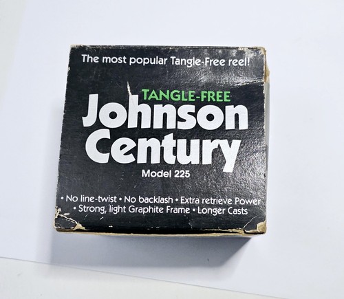 Vintage Johnson Century 225 Fishing Reel With Box And Papers | eBay