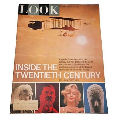 Vintage January 12, 1965 Look Magazine Hitler Marilyn Monroe on Cover ...