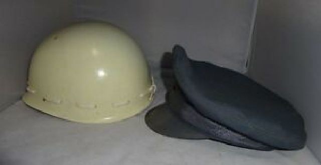 Japan Vintage Firefighter Fire Brigade Uniform Cap Hat Kawaguchi Helmet ...