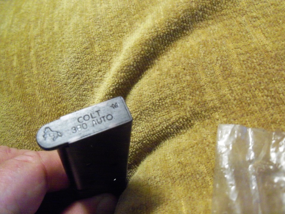 Colt Mustang 380 Auto Factory Magazine Pony M Base 6 Rounds Blue ...