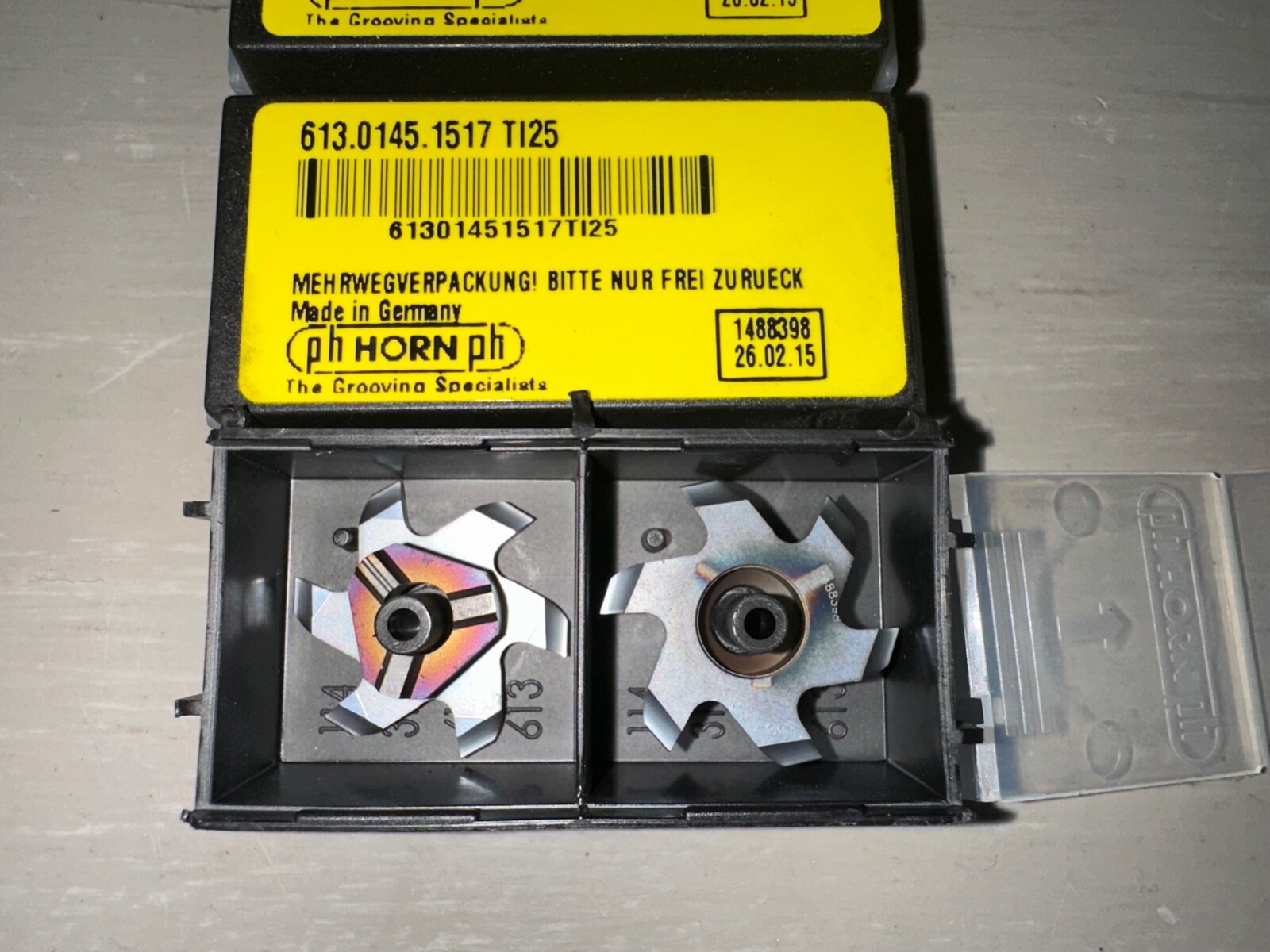 PH HORN CARBIDE INSERTS QTY 2 613.0145.1517 TI25 | eBay