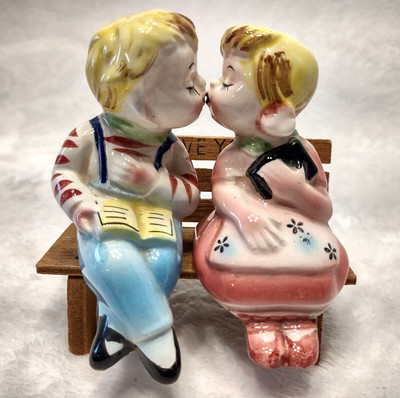 Salt & Pepper Shakers - Boy And Girl Salt