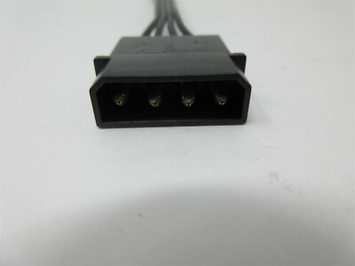 Molex 4 pin Male Internal Power Cable to 4 pin plug-in cards. WST P4 ...