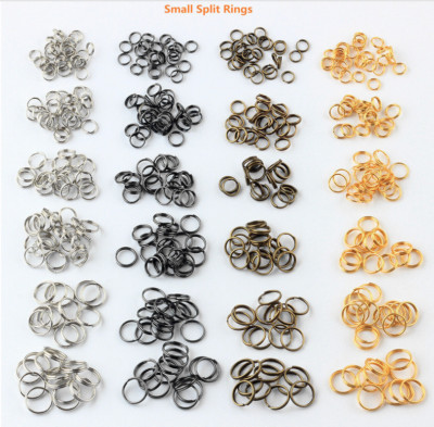 5mm Round Split Ring Double Loop Key Rings Keychain Rustproof Metal | eBay