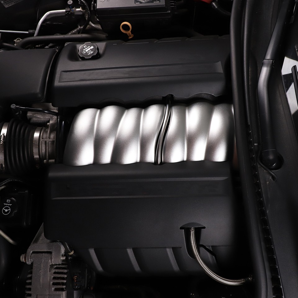 Aluminum LS3 Engine Intake Plenum Cover Dress Up Fits Corvette C6 2005 ...