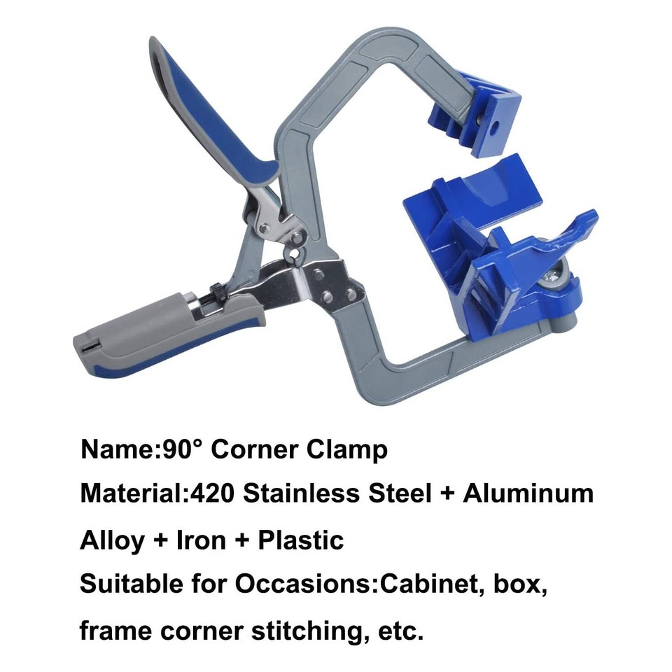 Woodworking Corner 90 Degree Corner Clamp Right Angle Corner Clamp Jig ...