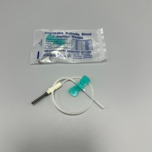21G Butterfly needle, 21G 23G 25G Butterfly N. Individually Wrapped ...