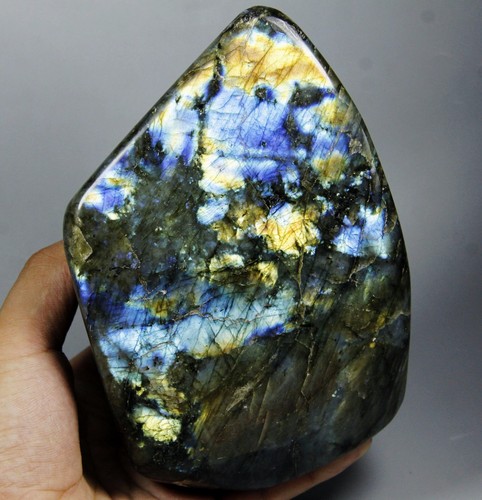 3.37lb Nice Rainbow Flash Labradorite Spectrolite Freeform Reiki Stone ...