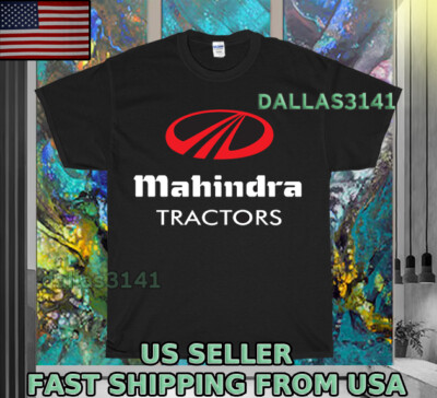 NEW SHIRT MAHINDRA TRACTORS LOGO T-SHIRT UNISEX FUNNY MEN'S SIZE S-5XL ...