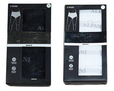 Alfani AlfaTech 5-Pack Briefs Tagless Solid Color Mens Underwear Pick ...