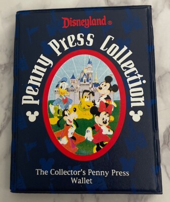 Disneyland Penny Press Collection Wallet 14 Pennys TUB1-2 | eBay