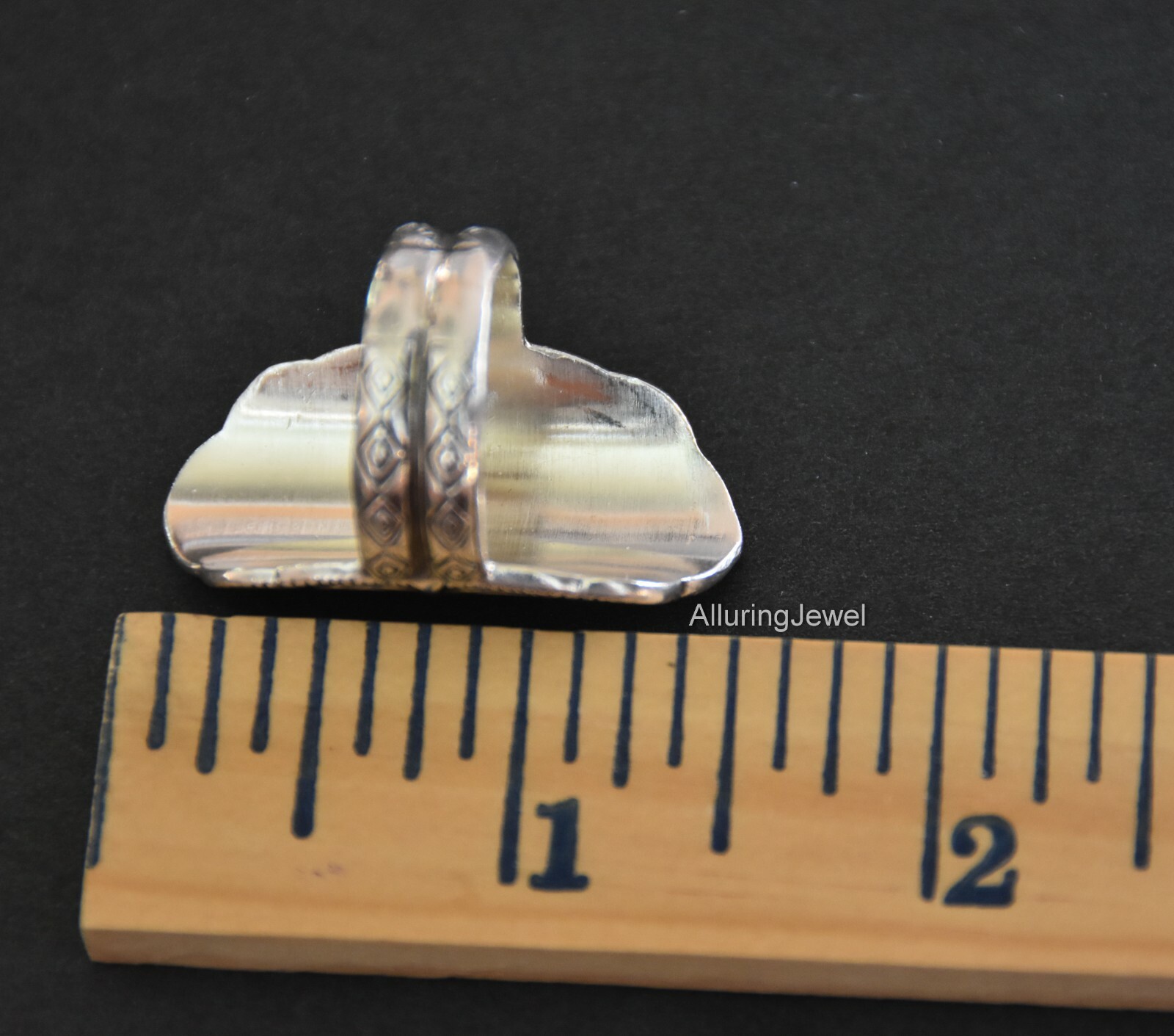 NEW Silpada R2809 HELEN OF TROY Shield Oxidized STATEMENT RING sterling ...