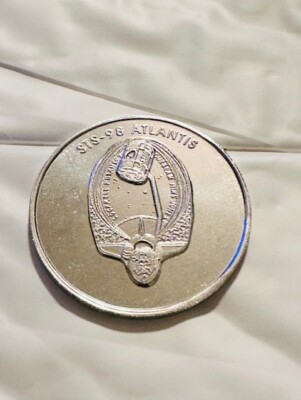NASA Space Transportation Shuttle Coin - Atlantis ( STS-98 ) | eBay