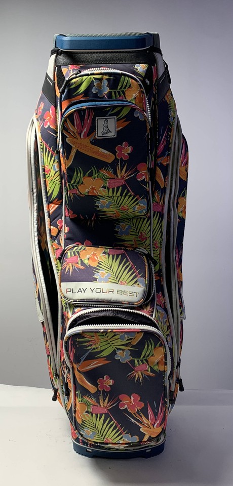 Ping Traverse Floral Cart Bag 14-Way Divide Single Strap Golf Bag | eBay