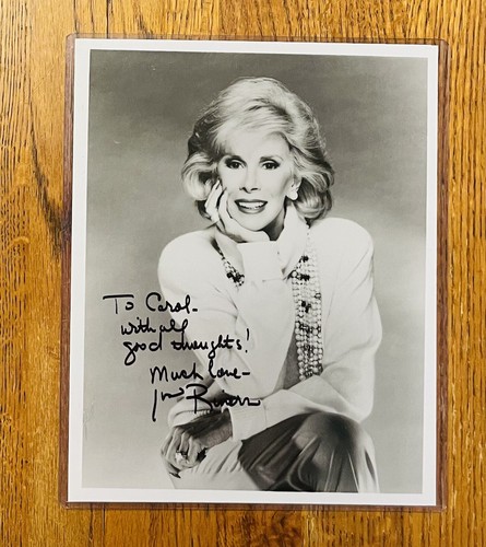 Joan Rivers Signed 8x10” Photo Movie TV Actress Talk Show | eBay