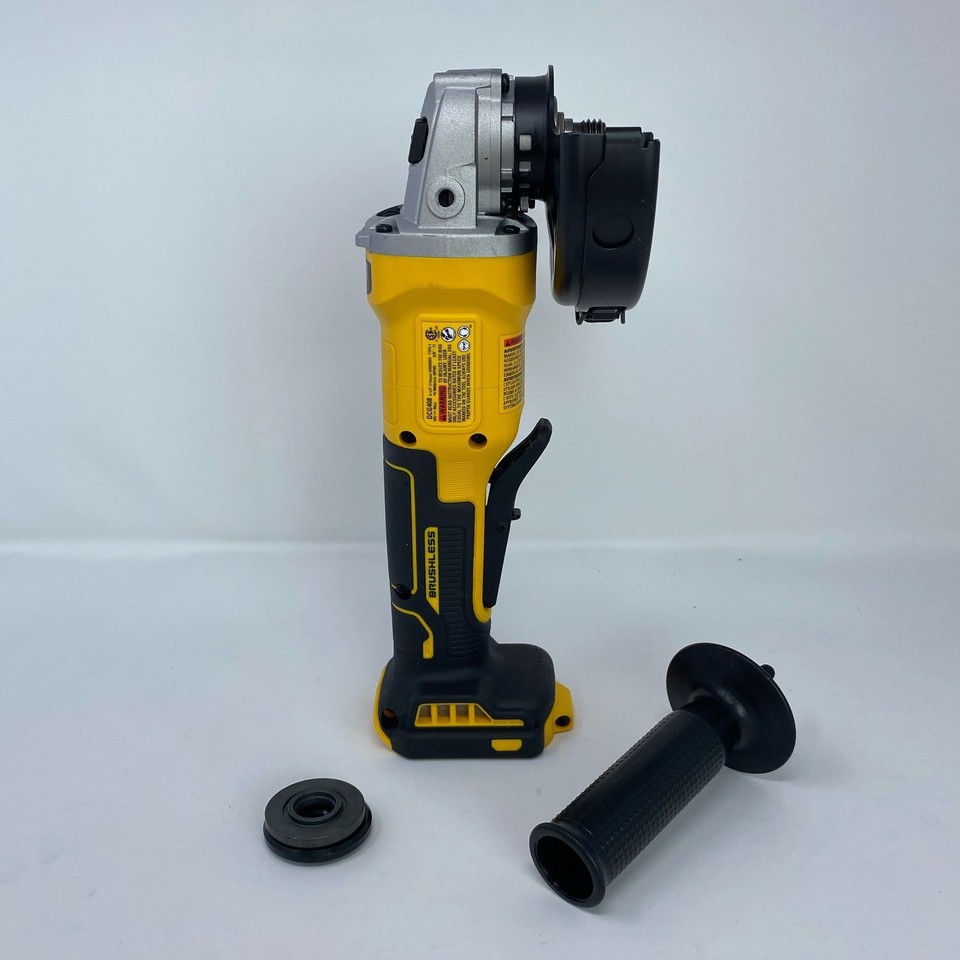 DEWALT DCG408 20V MAX 4-1/2 in Brushless Paddle-Switch Angle Grinder ...