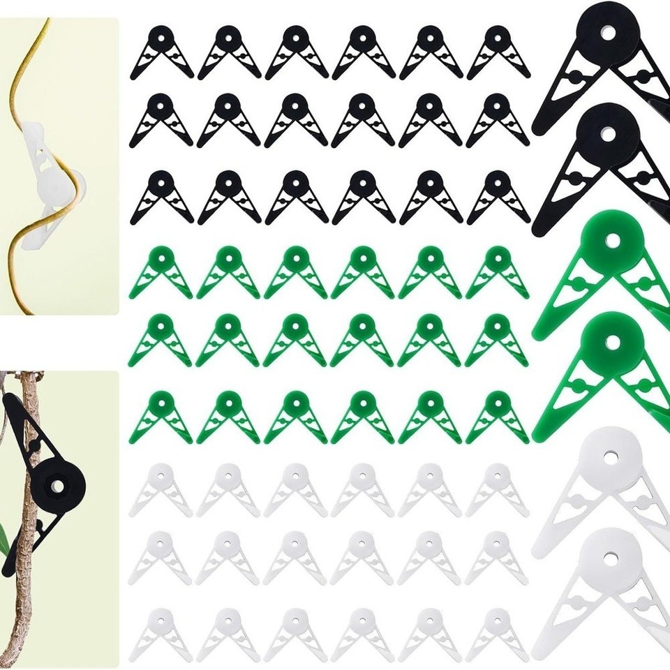 Garden Plant Training Clips Set 60PCS Adjustable 360 Degree Stem ...