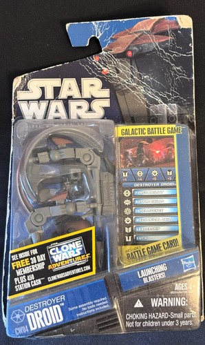 Star Wars The Clone Wars Destroyer Droid Action Figure Galactic Battle ...