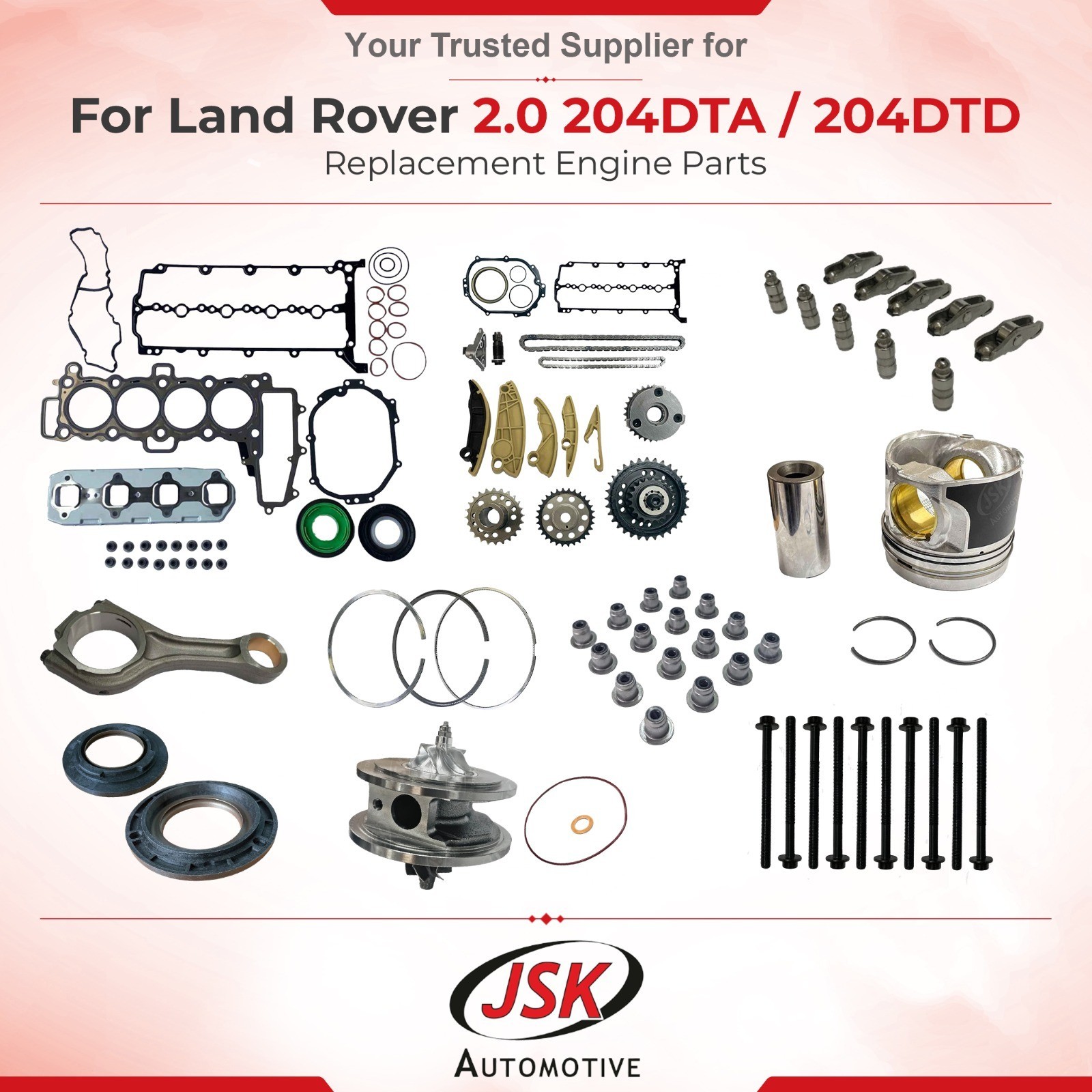 204DTD 204DTA 204PT AJ20D4 Oil Pump for Land Rover Jaguar 2.0 Diesel ...