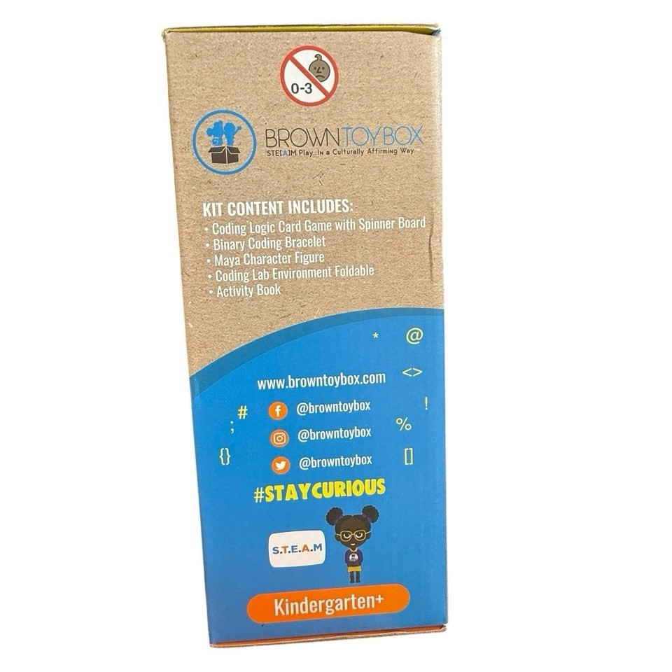 Brown Toy Box Maya Coding & App StreamKit Learning Tools kids toys NEW | eBay