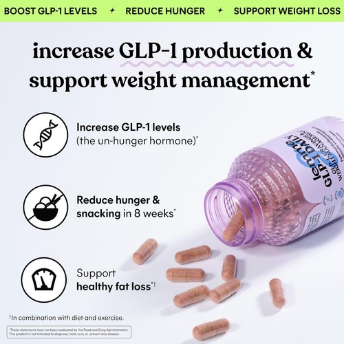 Lemme GLP-1 Daily, Reduce Hunger & Cravings, Boost GLP-1 Production ...