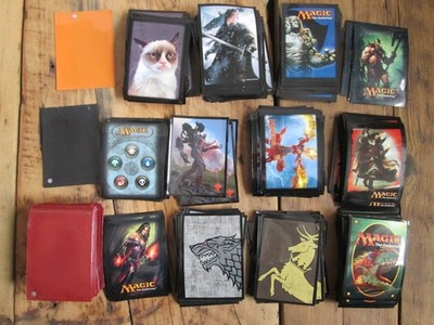 Lot 400+ Card Back Deck Protector Sleeves for Magic: The Gathering ...