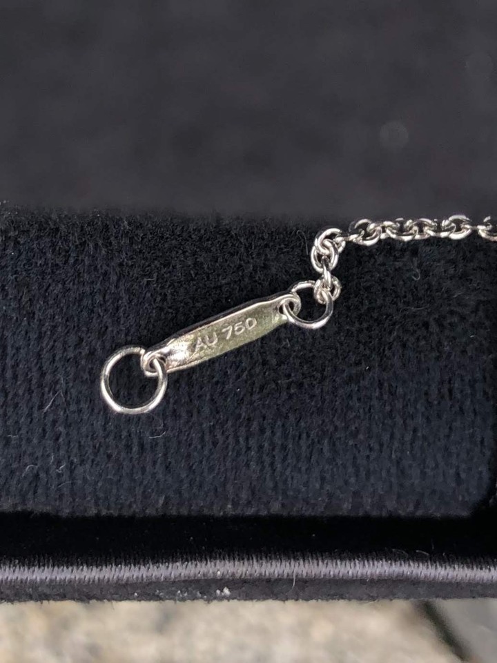 Tiffany & Co RARE 18K Diamond Daisy Chain Bracelet Metro Small Flower ...