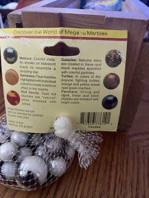 Mega marbles premium quality marbles the collector series panda | eBay