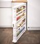 Slim Rolling Can Spice Racks Kitchen Storage Organizer Wooden Space ...