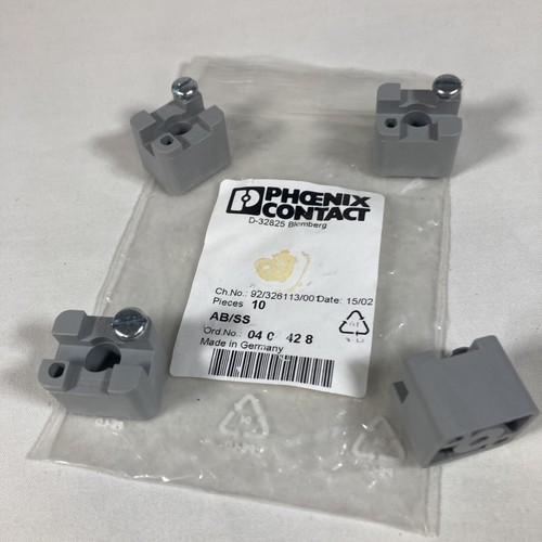 4x Phoenix Contact Auflagebock AB/SS 0404428 Neu OVP | eBay