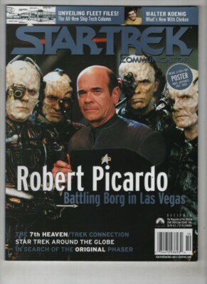 Star Trek Communicator Mag Robert Picardo Walter Koenig 2003 092120nonr ...