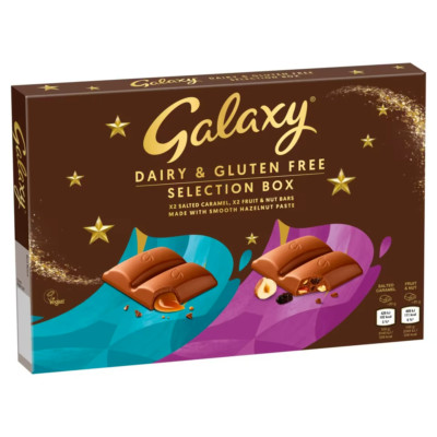 Galaxy Dairy & Gluten Free Selection Box 160g- with Raisins and ...