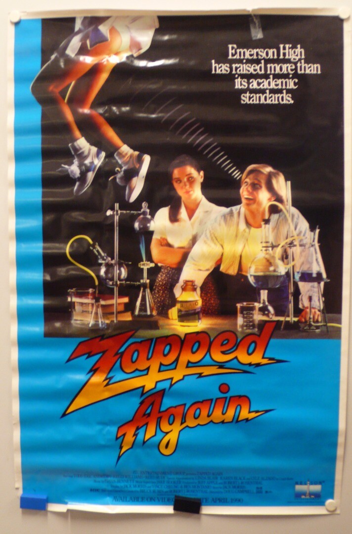 ZAPPED AGAIN 1989 Todd Eric Andrews, Kelli Williams, Reed Rudy, Linda ...