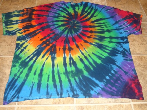 Handmade Hippie Adult Unisex Mens 4X tie dye tye dyed 4XL Tshirt Tee ...