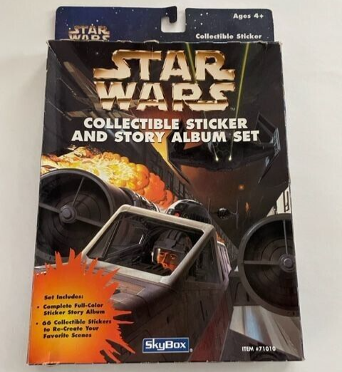 Star Wars Collectible Sticker and Story Album Set Includes 66 Stickers ...